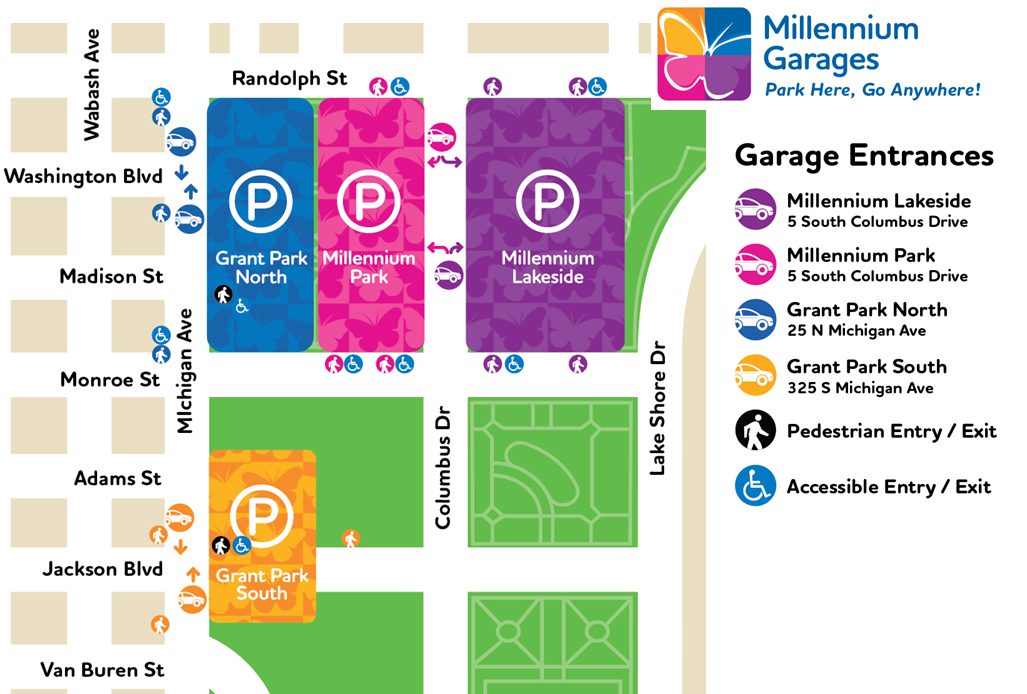 Millennium Garages Reserve Parking Online - Chicago Illinois | BrainUp ...